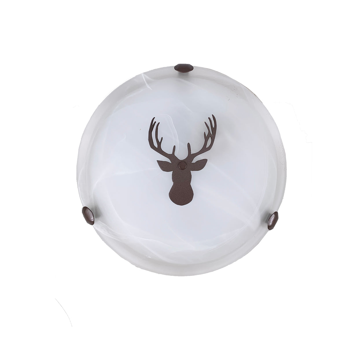 Plafoniera testa di cervo | Illuminazione Montagna | Il Ferrivendolo ...